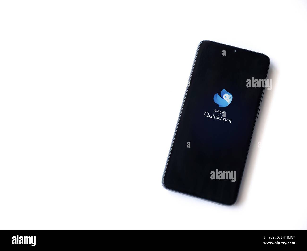 Lod, Israel - July 8, 2020: Enlight Quickshot app launch screen with ...