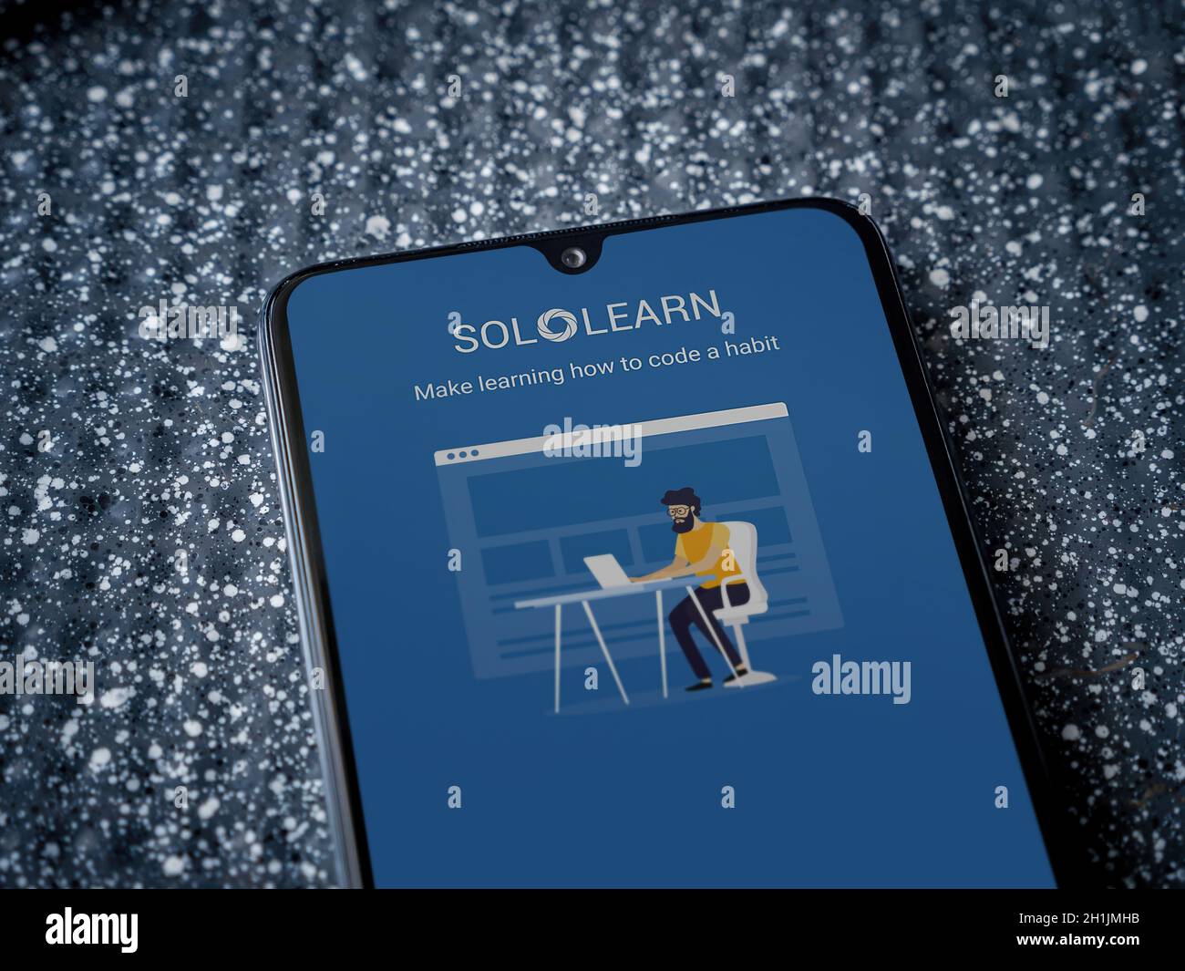 Lod, Israel - July 8, 2020: SoloLearn - Learning coding app launch ...