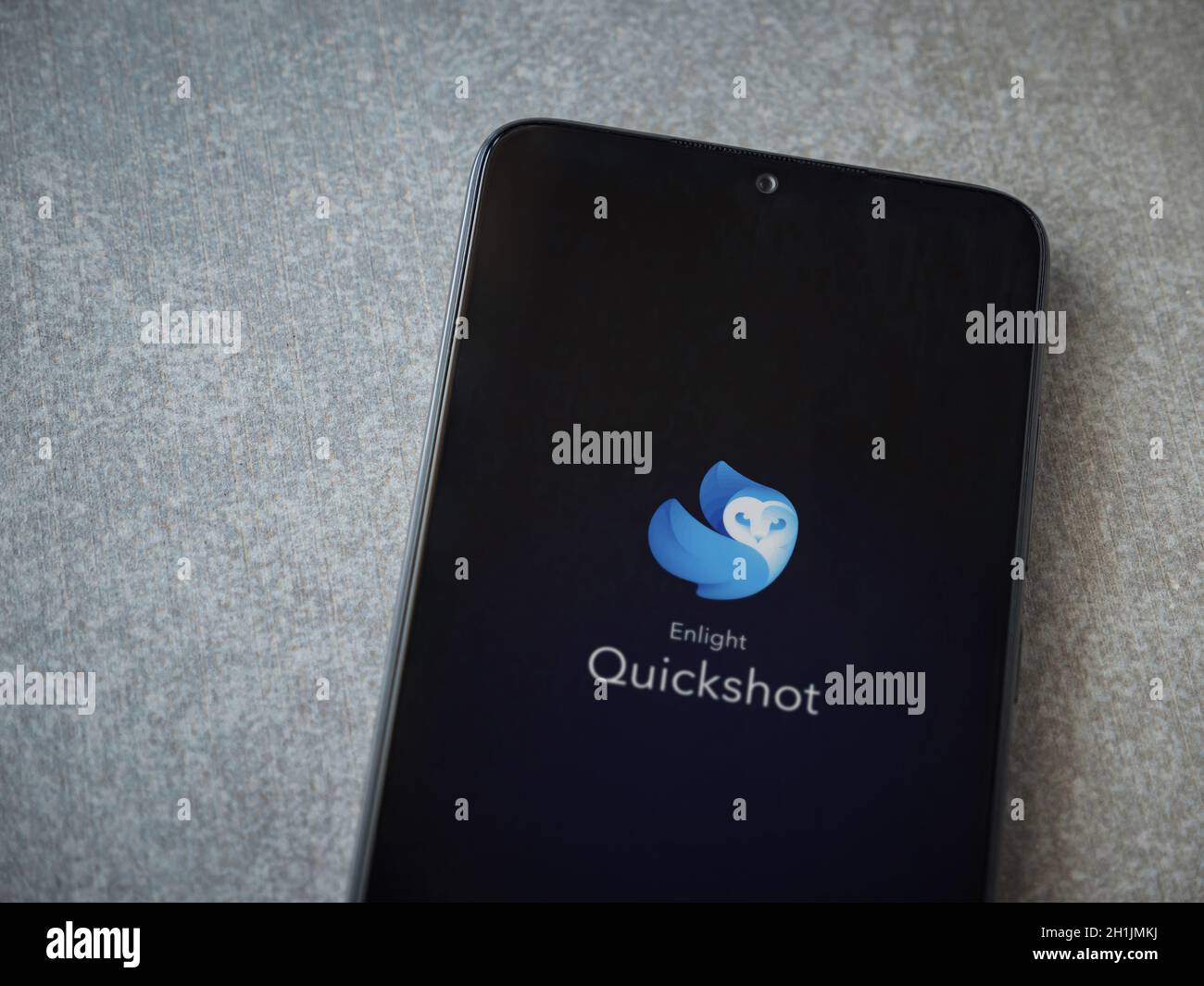 Lod, Israel - July 8, 2020: Enlight Quickshot app launch screen with ...