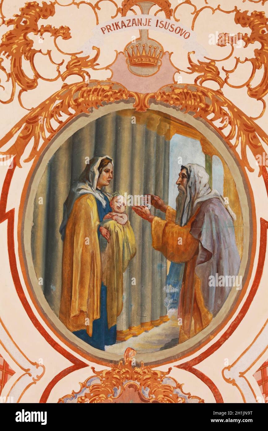 Presentation of Jesus at the Temple Stock Photo - Alamy
