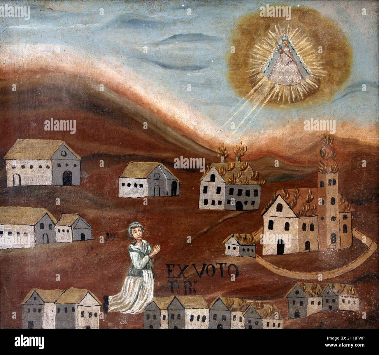 Ex Voto, Blessed Virgin Mary Stock Photo - Alamy