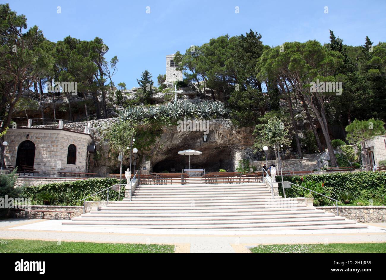 Shrine of Our Lady of Lourdes in Vepric, Croatia Stock Photo - Alamy