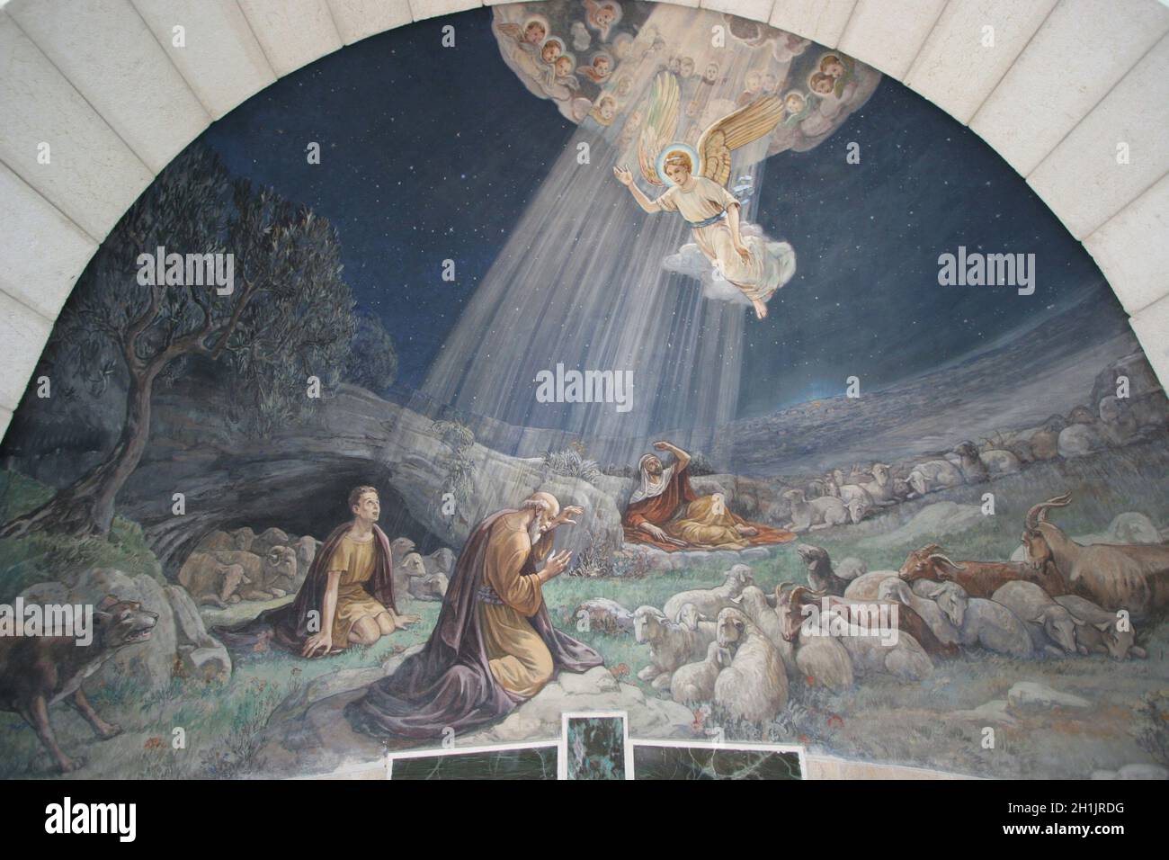 Angel of the Lord visited the shepherds and informed them of Jesus ...