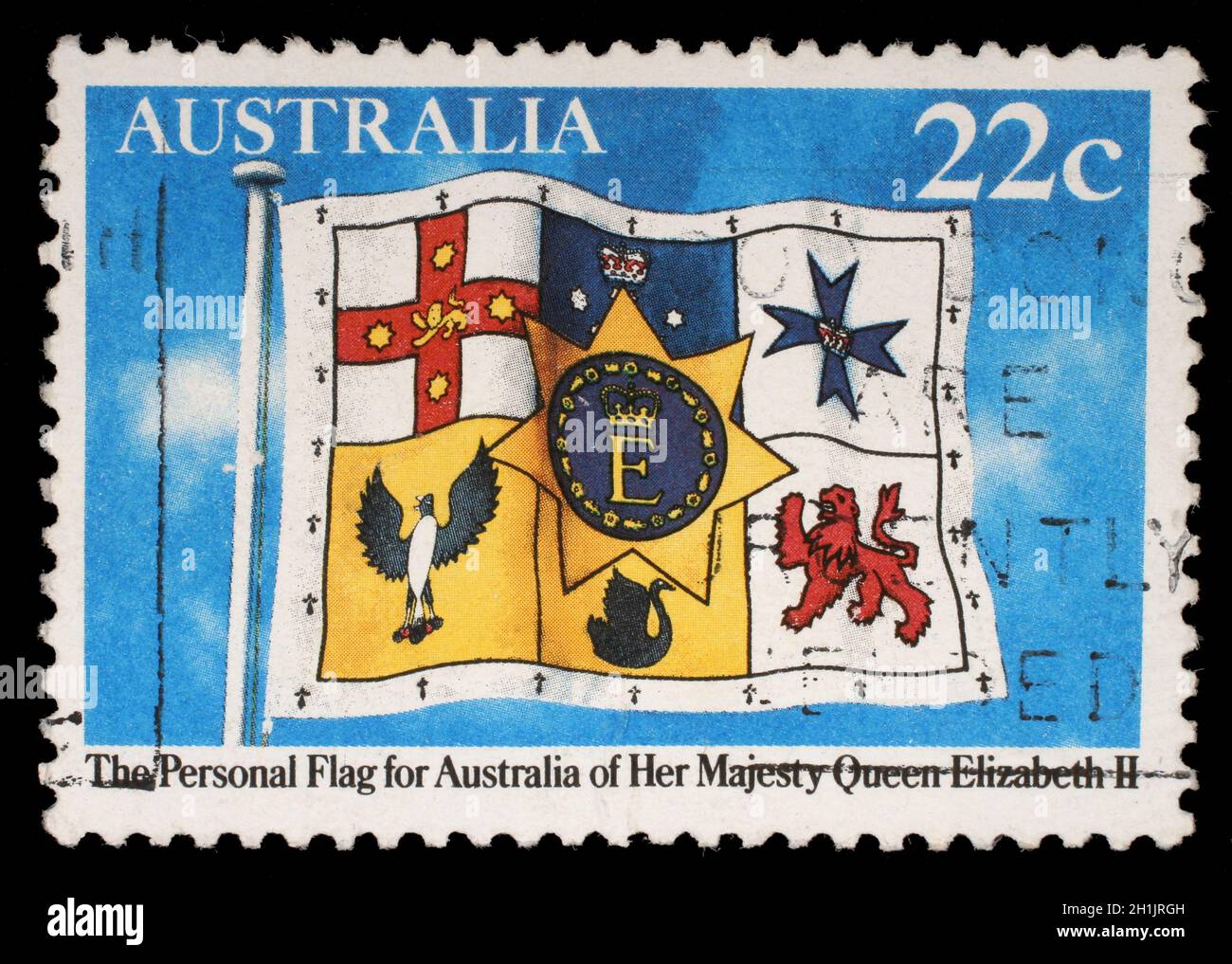 AUSTRALIA - CIRCA 1981: stamp printed by Australia, shows Queen ...