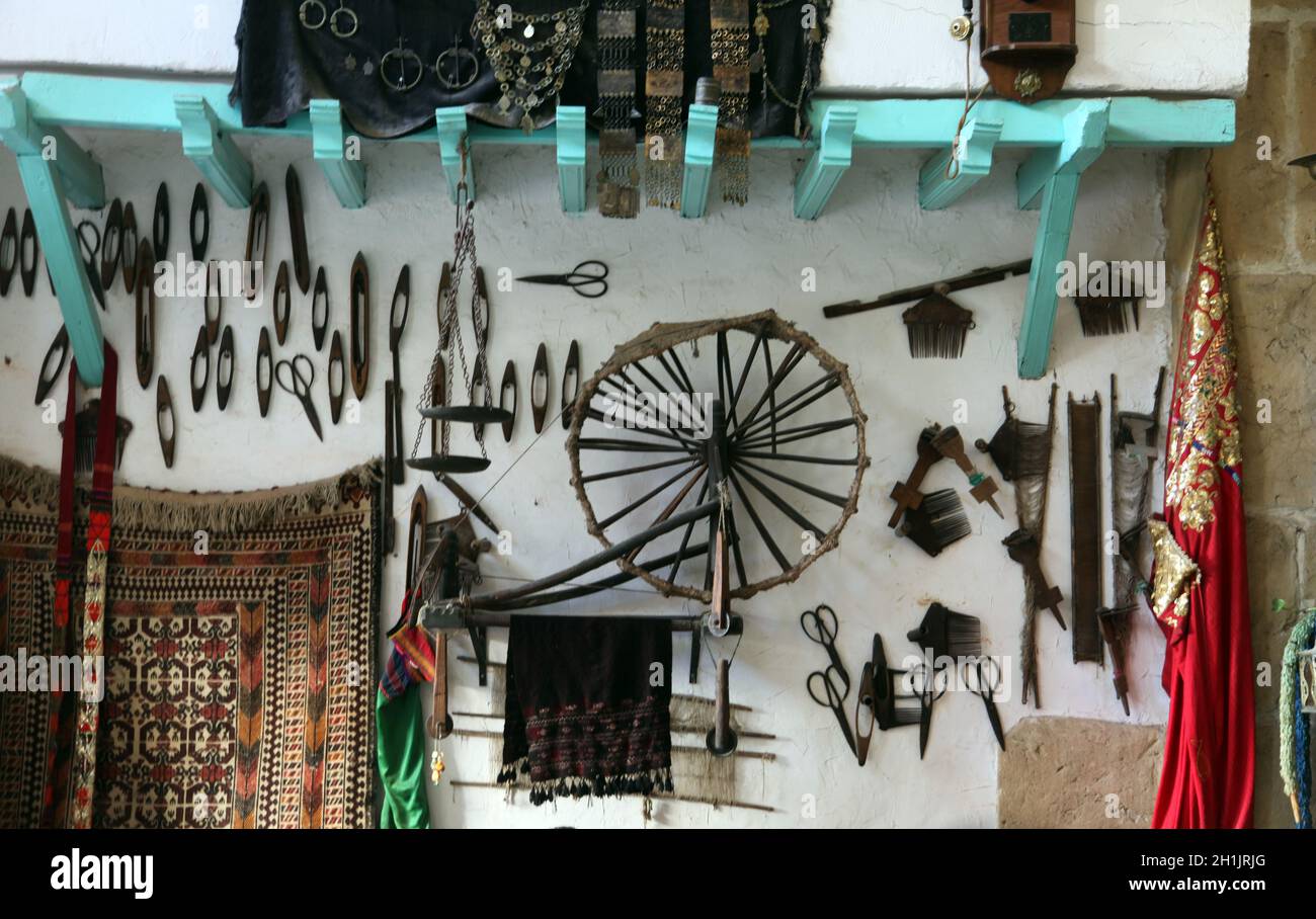 Interior of arabic coffee bar, Sousse, Tunisia Stock Photo - Alamy