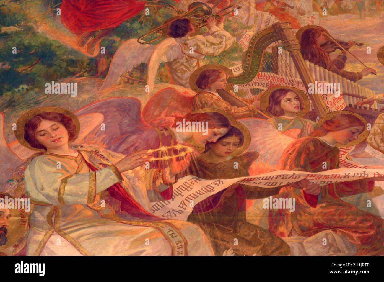 Choir of angels Stock Photo - Alamy