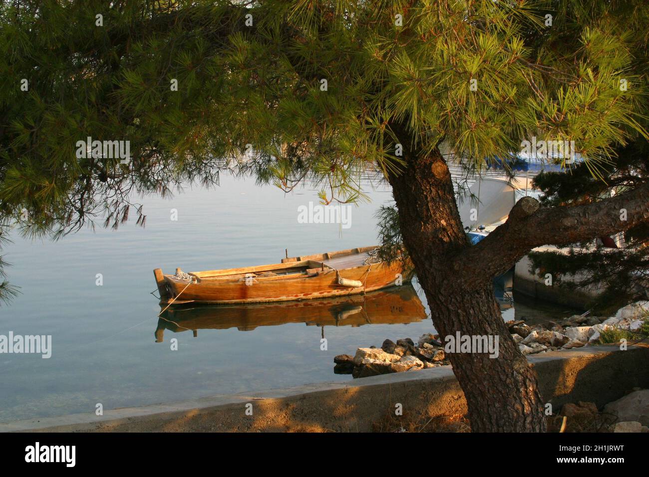 Old rowing boat Stock Photo - Alamy