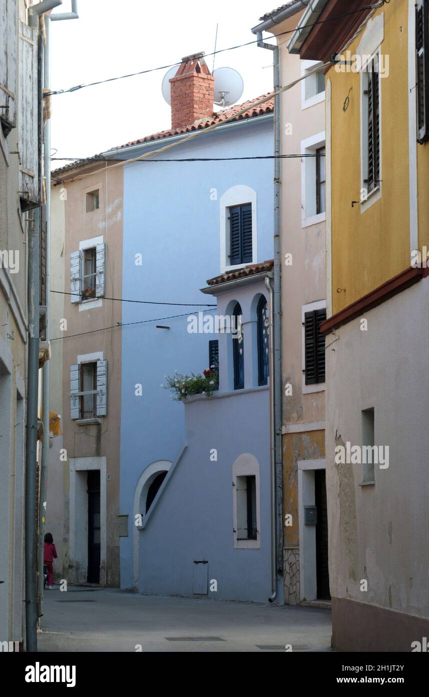 street in the city of Novigrad Stock Photo - Alamy