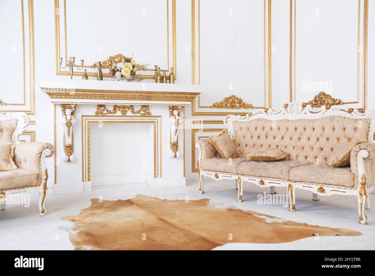 Chimney design living interior room hi-res stock photography and images ...