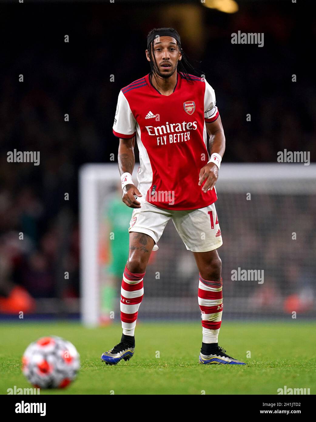 Arsenal's Pierre-Emerick Aubameyang during the Premier League match at ...