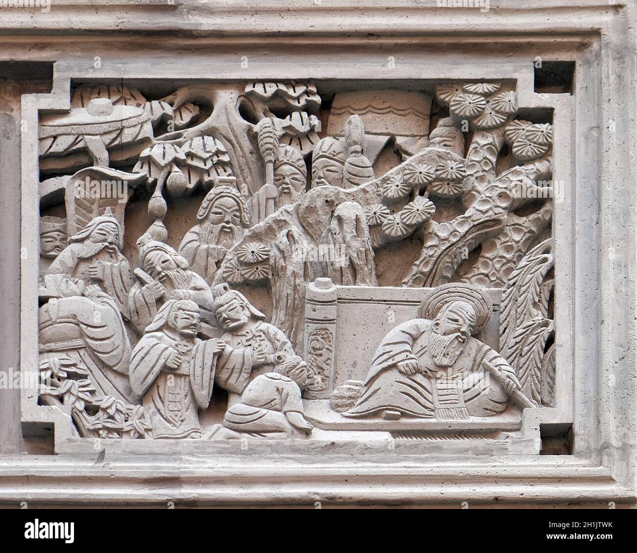 Bas relief plaque hi-res stock photography and images - Alamy