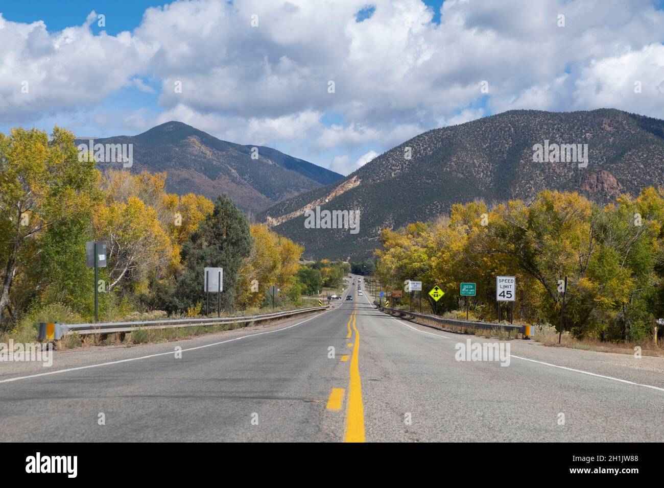 Fall foliage New Mexico Stock Photo - Alamy