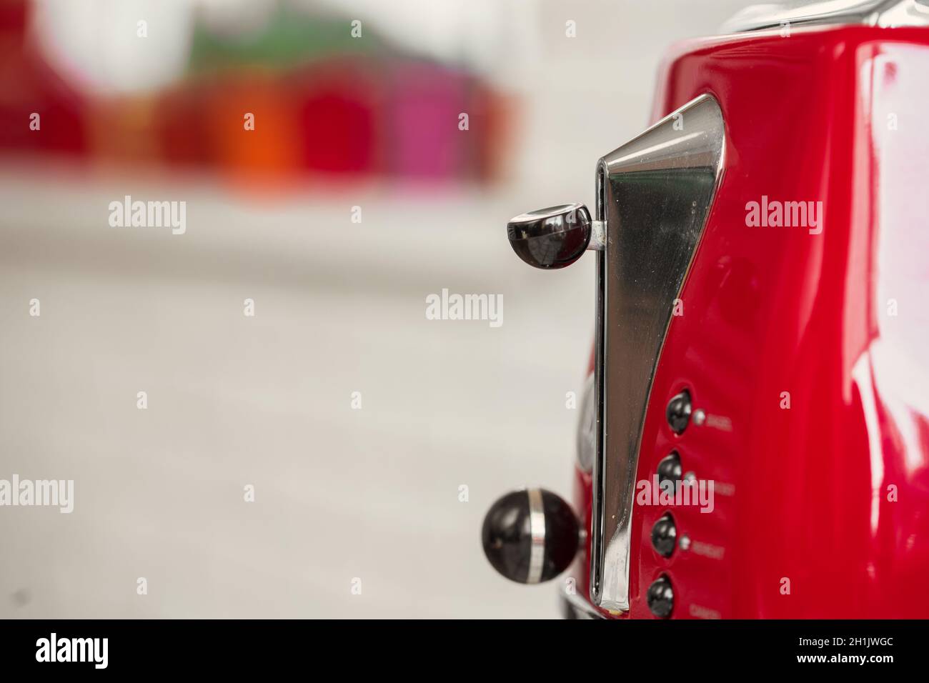 Closeup black shiny toaster hi-res stock photography and images - Alamy