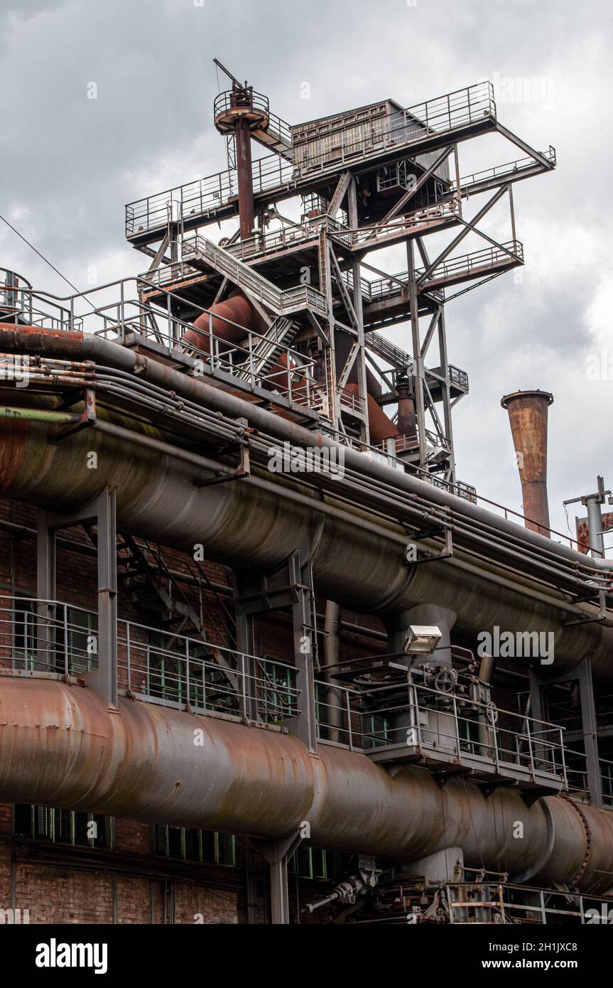Abandoned industrial factory in Duisburg, Germany Stock Photo - Alamy