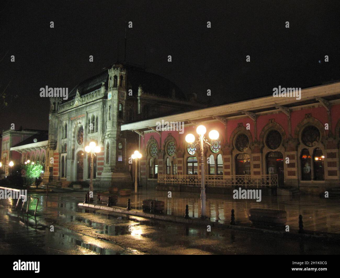 Sirkeci railway station historic architecture, last station of the ...