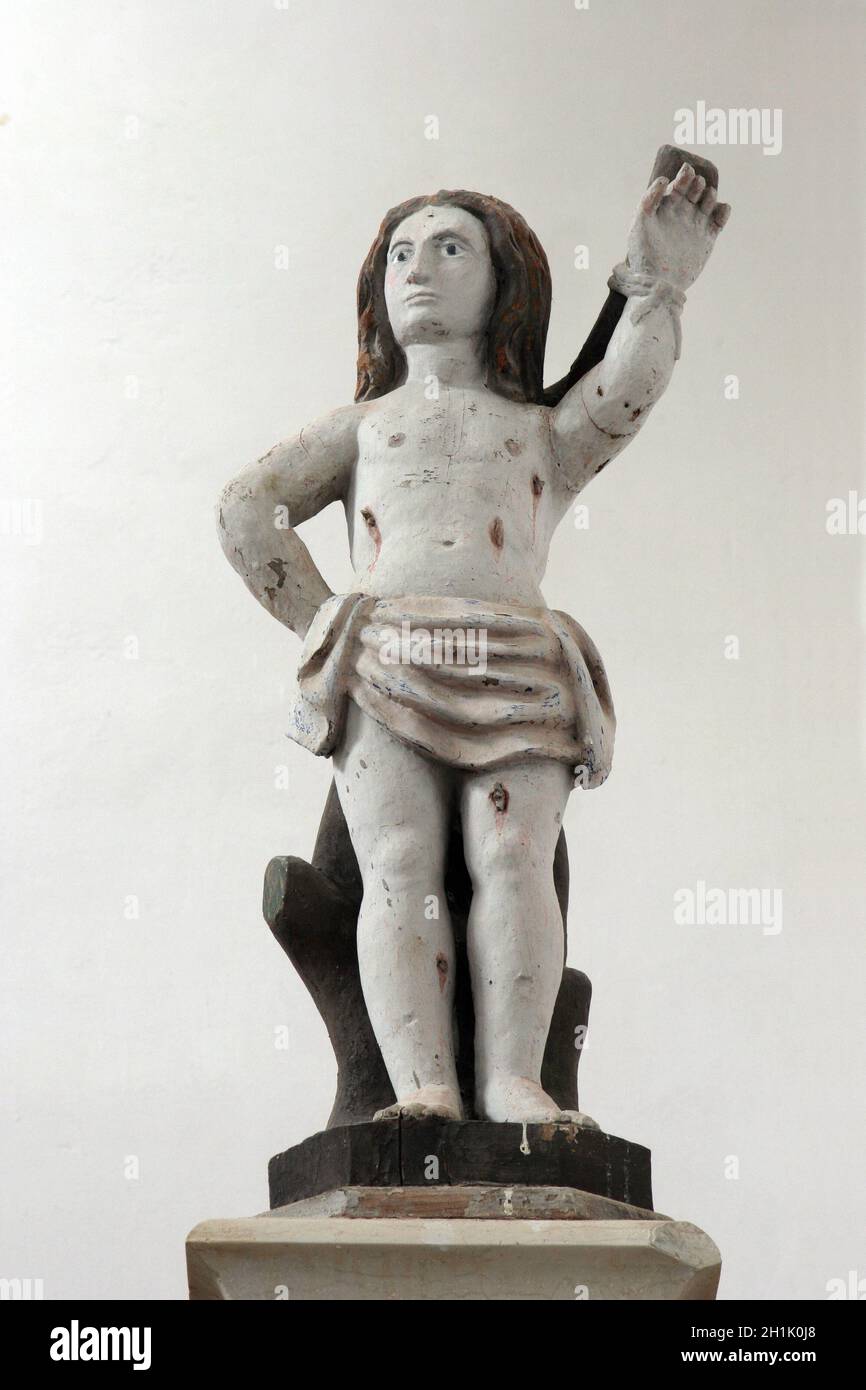 Altar of holy christ and saint sebastian hi-res stock photography and ...