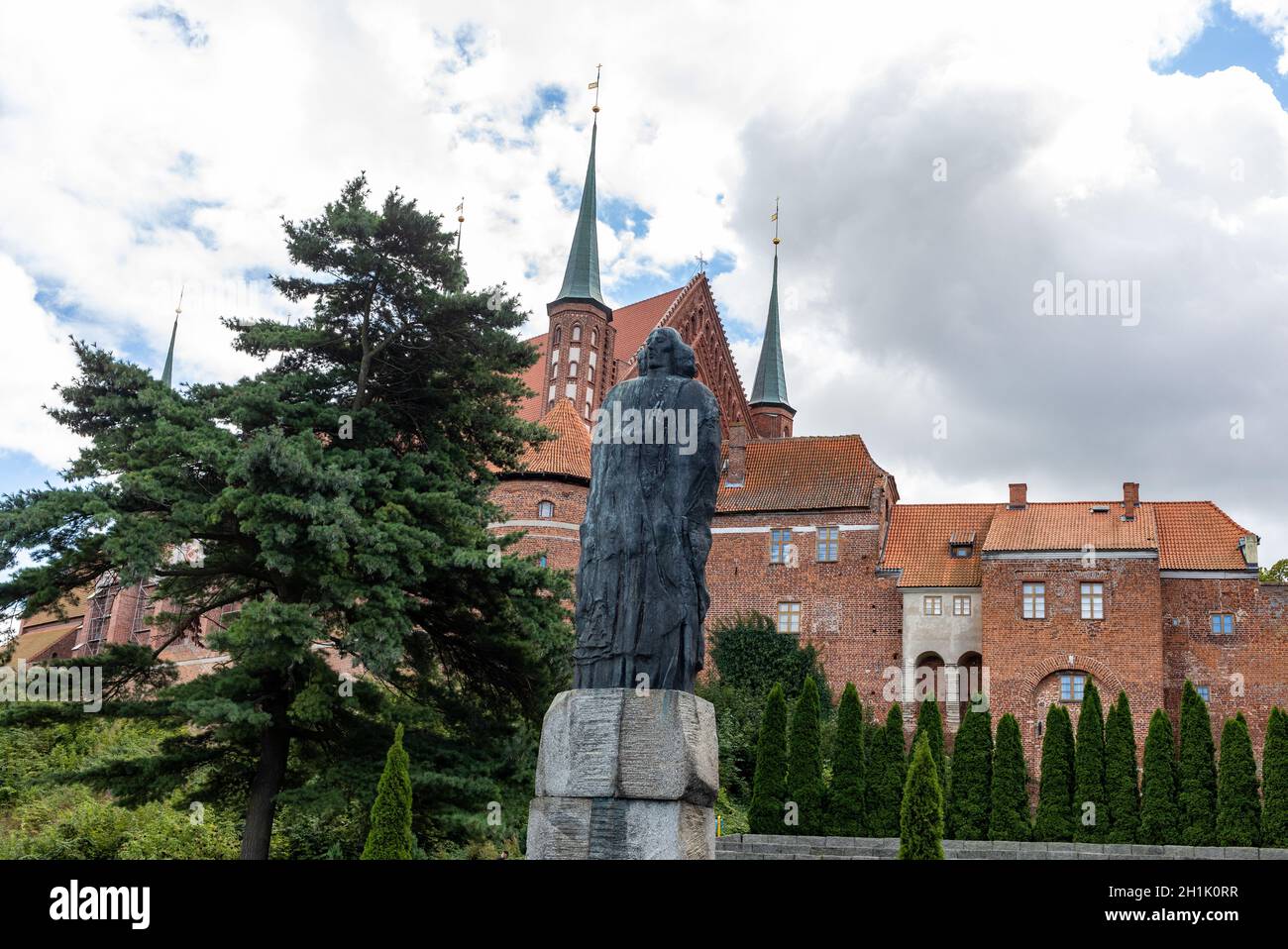 Frombork, Poland - Sept, 7, 2020: Monument to Nicolaus Copernicus and ...