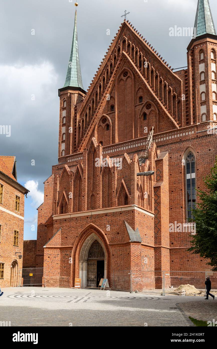 Frombork, Poland - Sept, 7, 2020: View of Frombork Cathedral a place ...