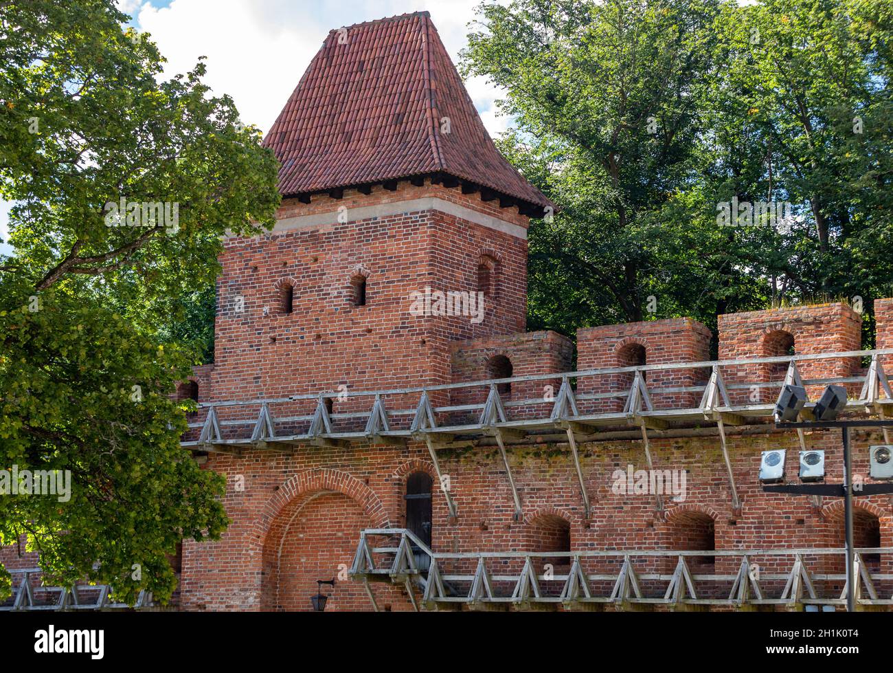 Frombork Cathedral hill, a place where he worked Copernicus. Poland ...