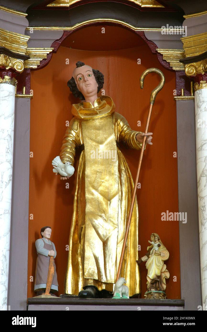 Saint Leonard of Noblac Stock Photo - Alamy
