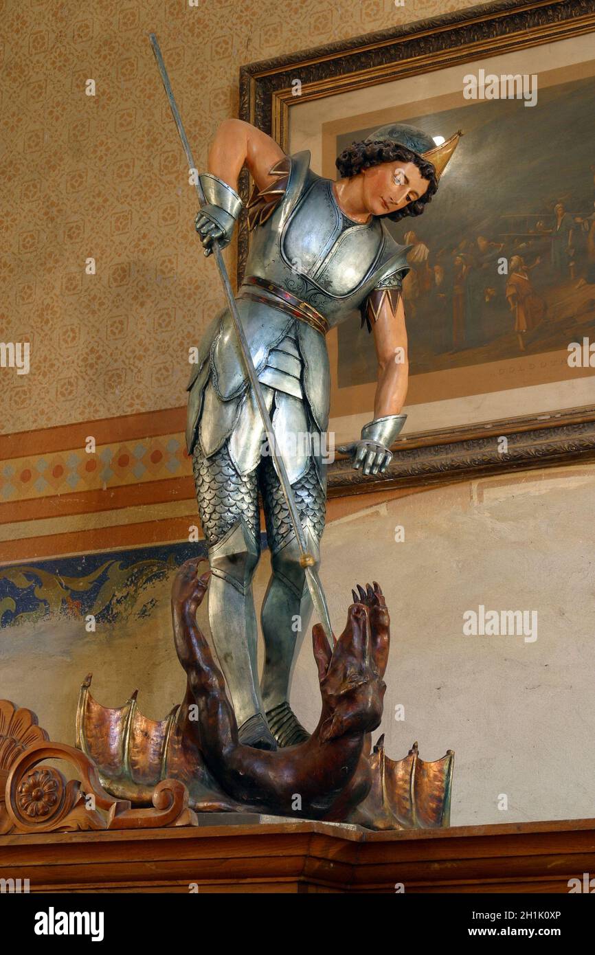 Saint Michael archangel Stock Photo - Alamy