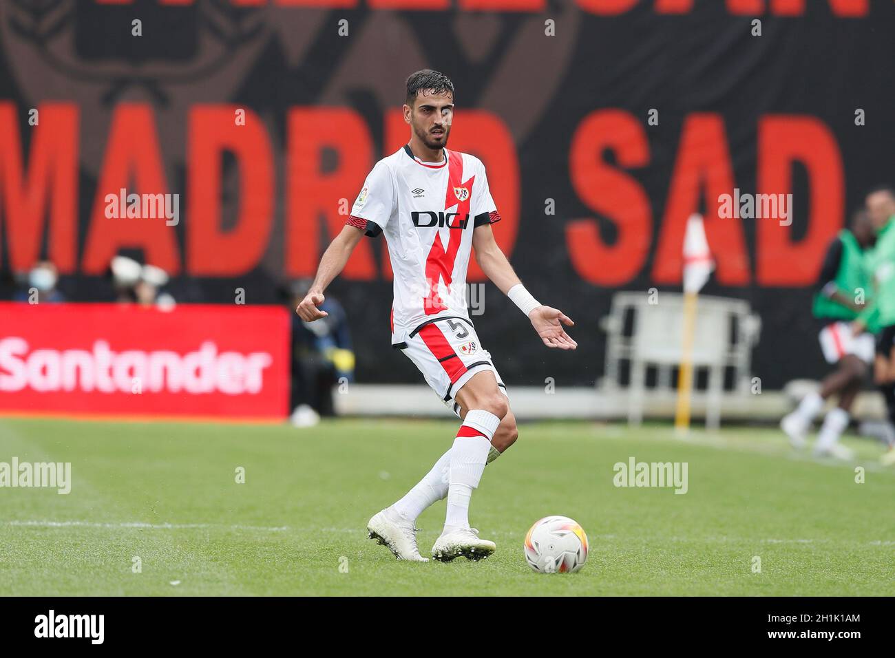 Madrid, Spain. 17th Oct, 2021. Alejandro Catena (Rayo) Football/Soccer ...