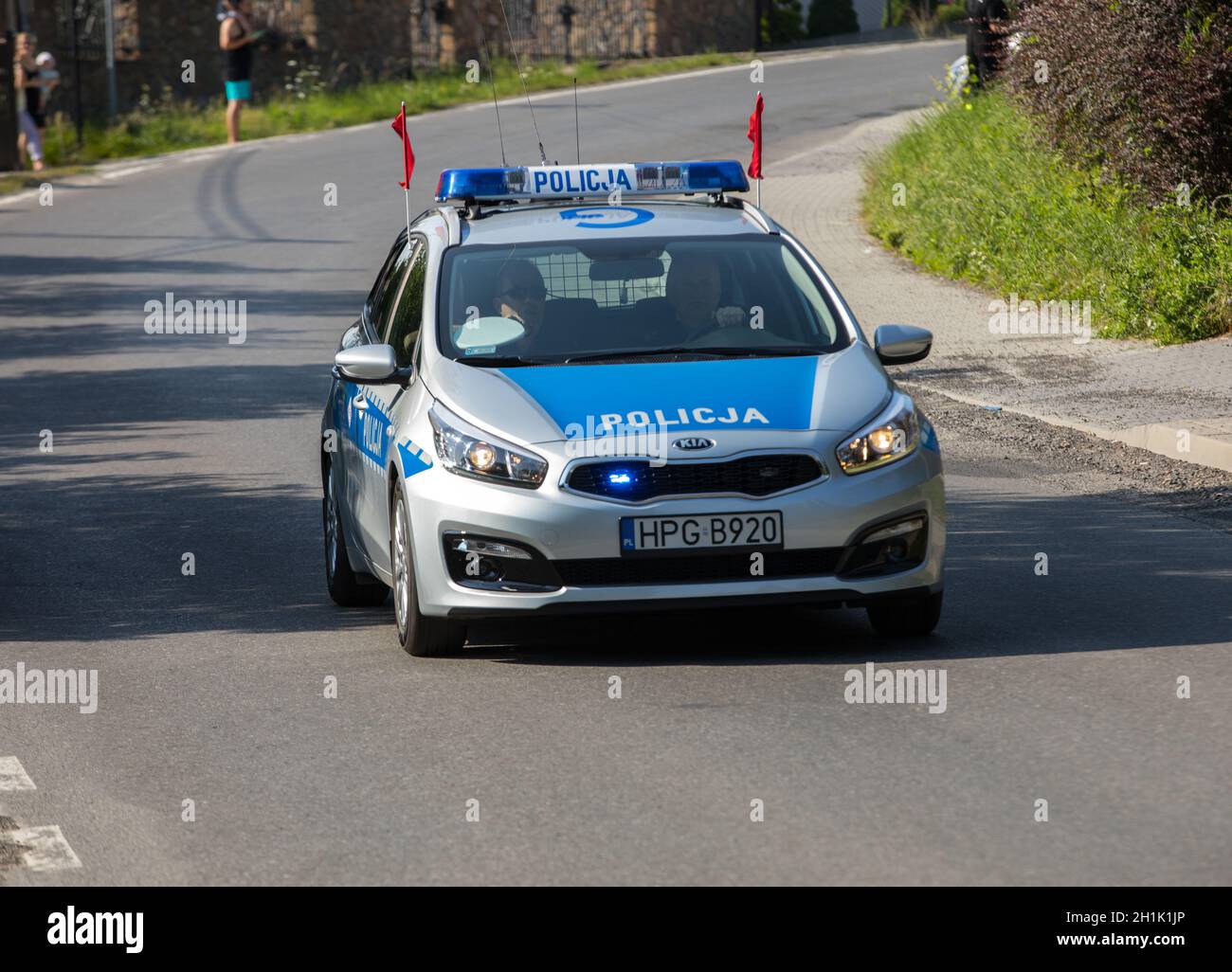Policja polish police car hi-res stock photography and images - Alamy
