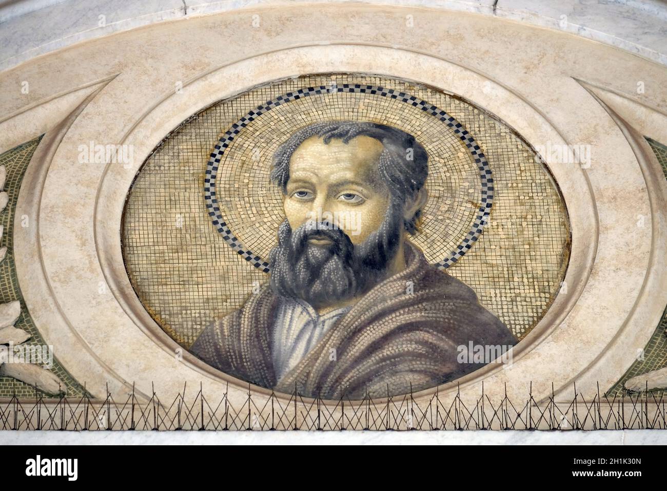 Saint Philip the Apostle, mosaic in the basilica of Saint Paul Outside ...