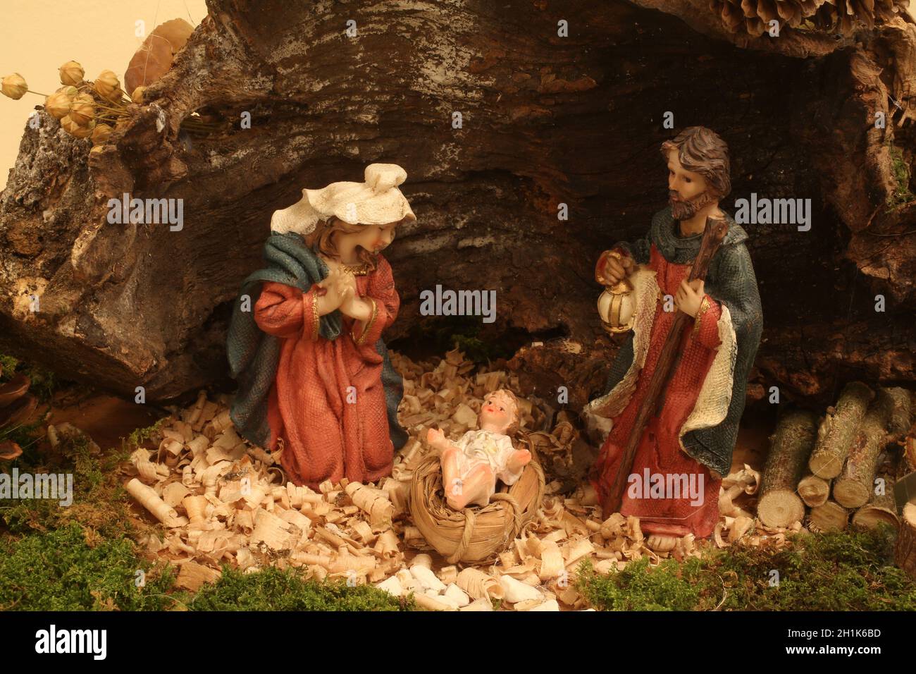 Exhibition of Christmas mangers at the monastery of the Sisters ...