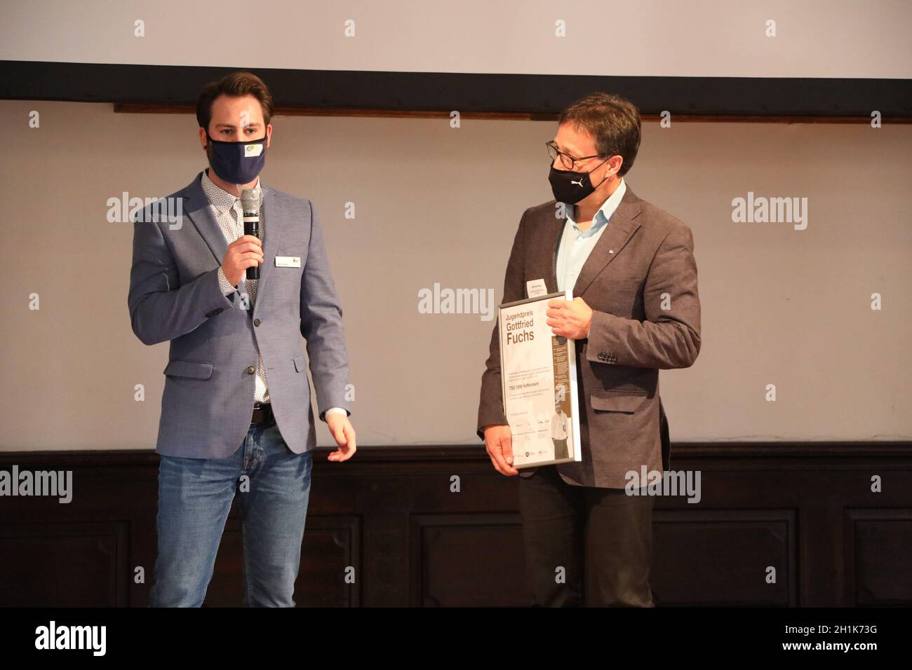 3. Platz (TSG Hoffenheim - 1500 Euro) bei der Preisverleihung ...