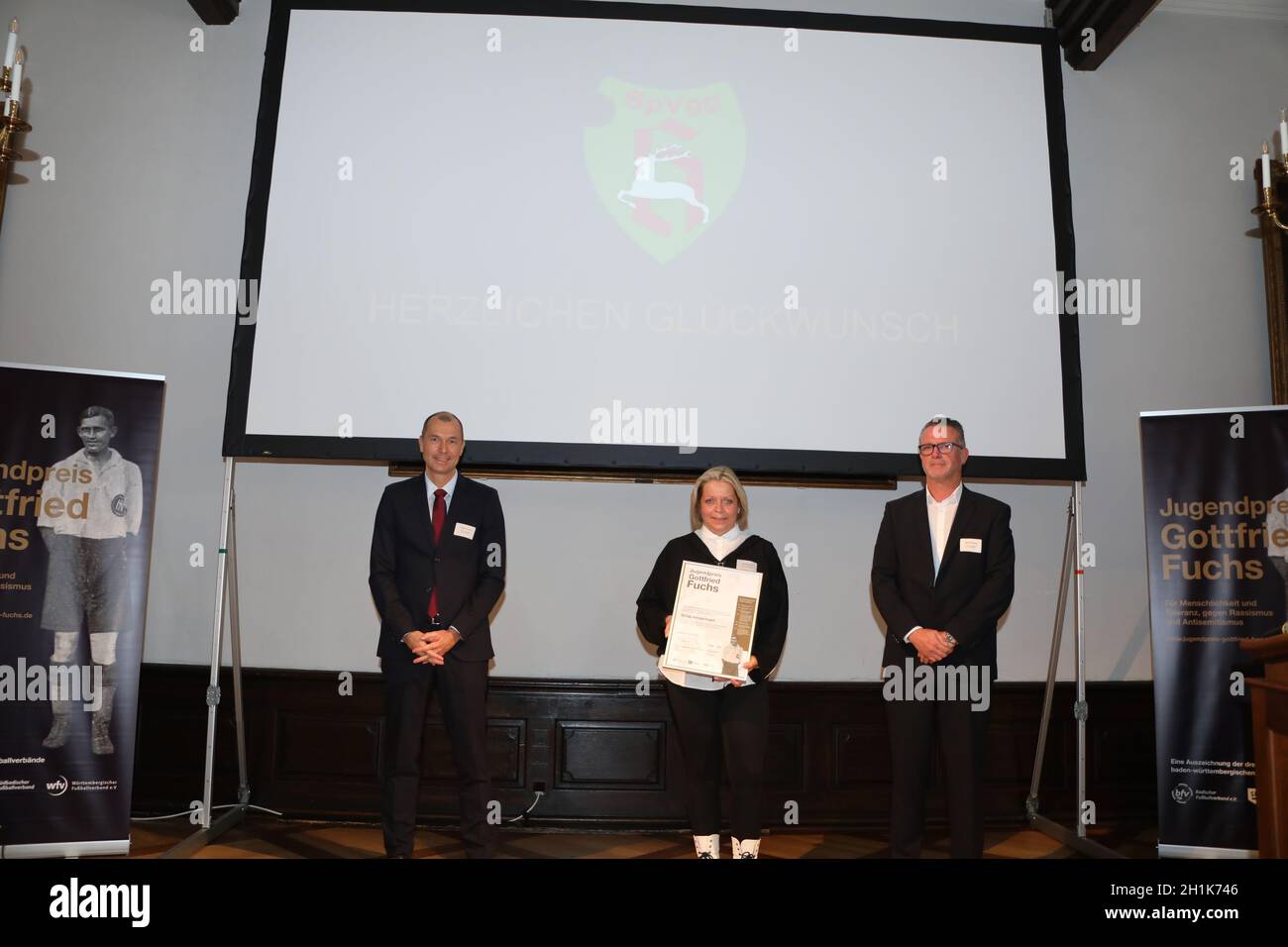 2. Platz (SpVgg Holzgerlingen) bei der Preisverleihung Jugendpreis ...