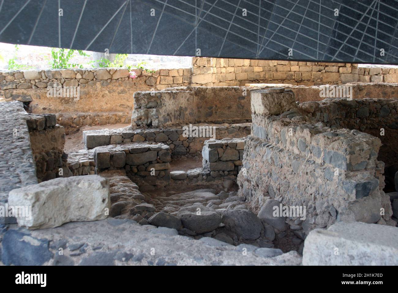 The House of Saint Peter in Capernaum, Israel Stock Photo - Alamy