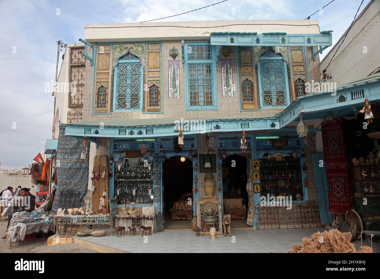 Old Tunisian window with classical Arab ornaments Stock Photo - Alamy