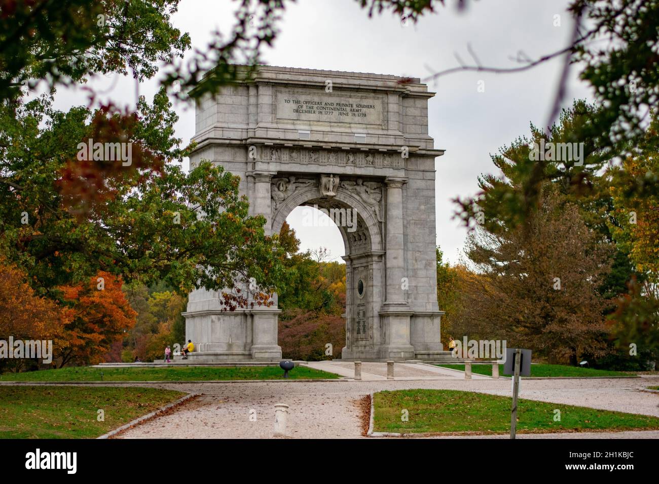 The National Memorial Arch at Valley Forge National Historical Park ...