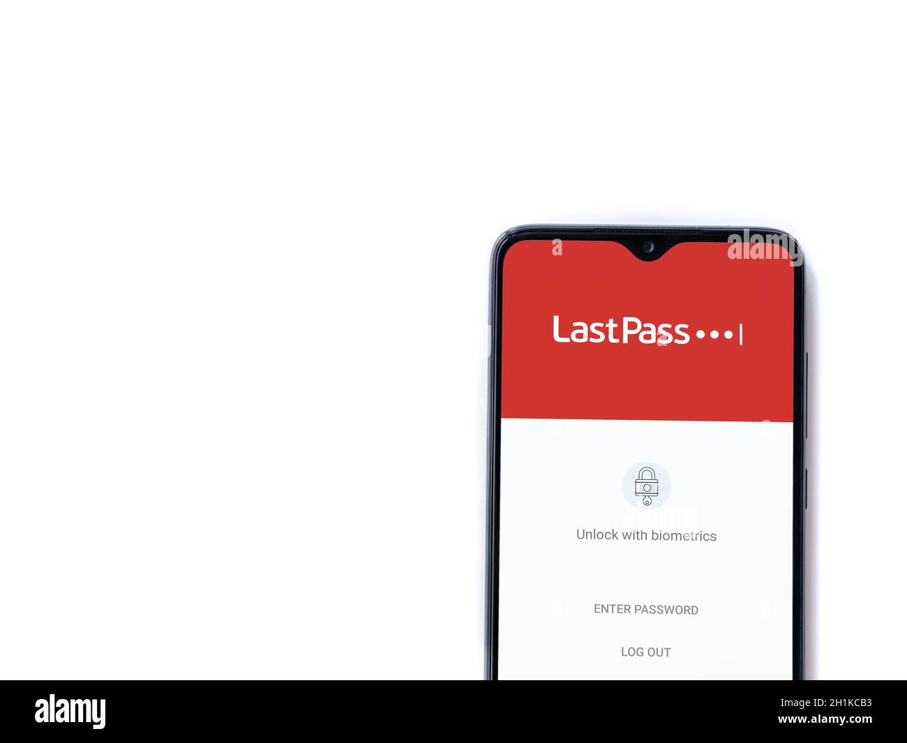 Lod Israel July 8 2020 Lastpass Password Manager App Launch Screen With Logo On The Display