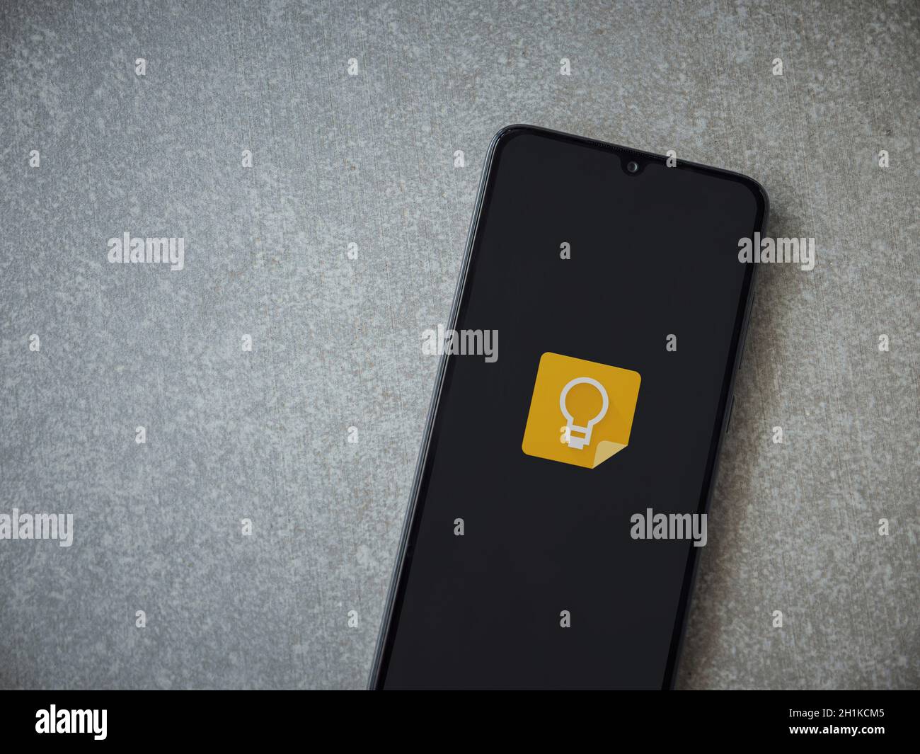 Lod, Israel - July 8, 2020: Google Keep app launch screen with logo on ...