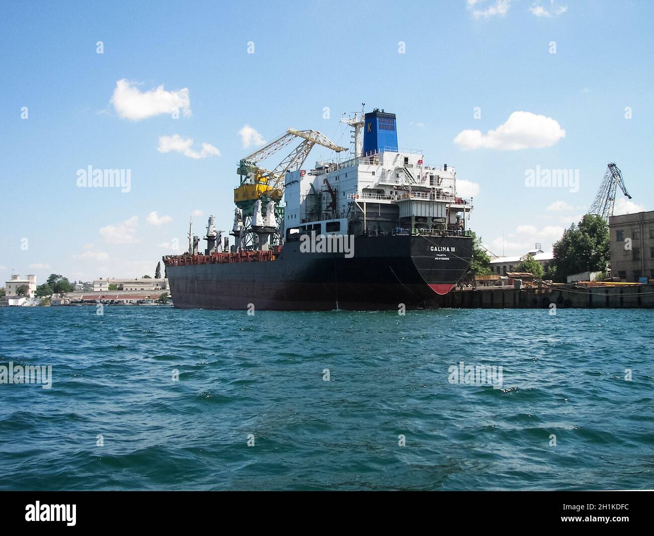 Republic of Crimea, Sevastopol - July 28, 2019: Vessels in the port of ...