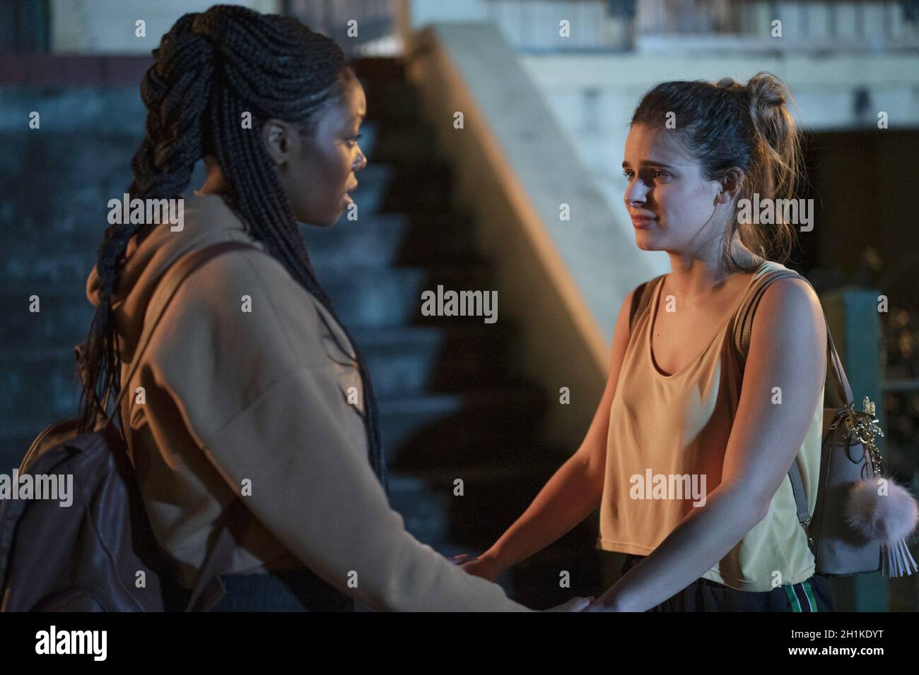 BLACK AS NIGHT, (aka WELCOME TO THE BLUMHOUSE: BLACK AS NIGHT), from left: Abbie Gayle, Asjha ...