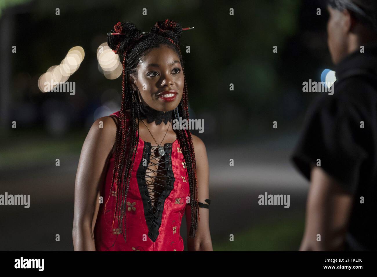 BLACK AS NIGHT, (aka WELCOME TO THE BLUMHOUSE: BLACK AS NIGHT), Asjha ...