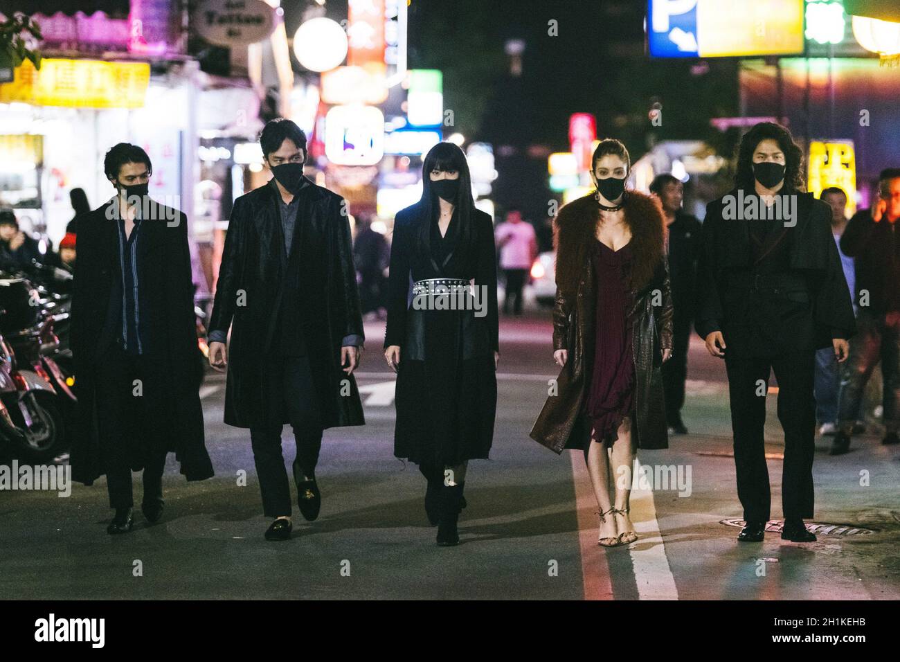 DEAD & BEAUTIFUL, (aka DEAD AND BEAUTIFUL), from left: Anna Marchenko, Aviis Zhong, Philip Juan ...