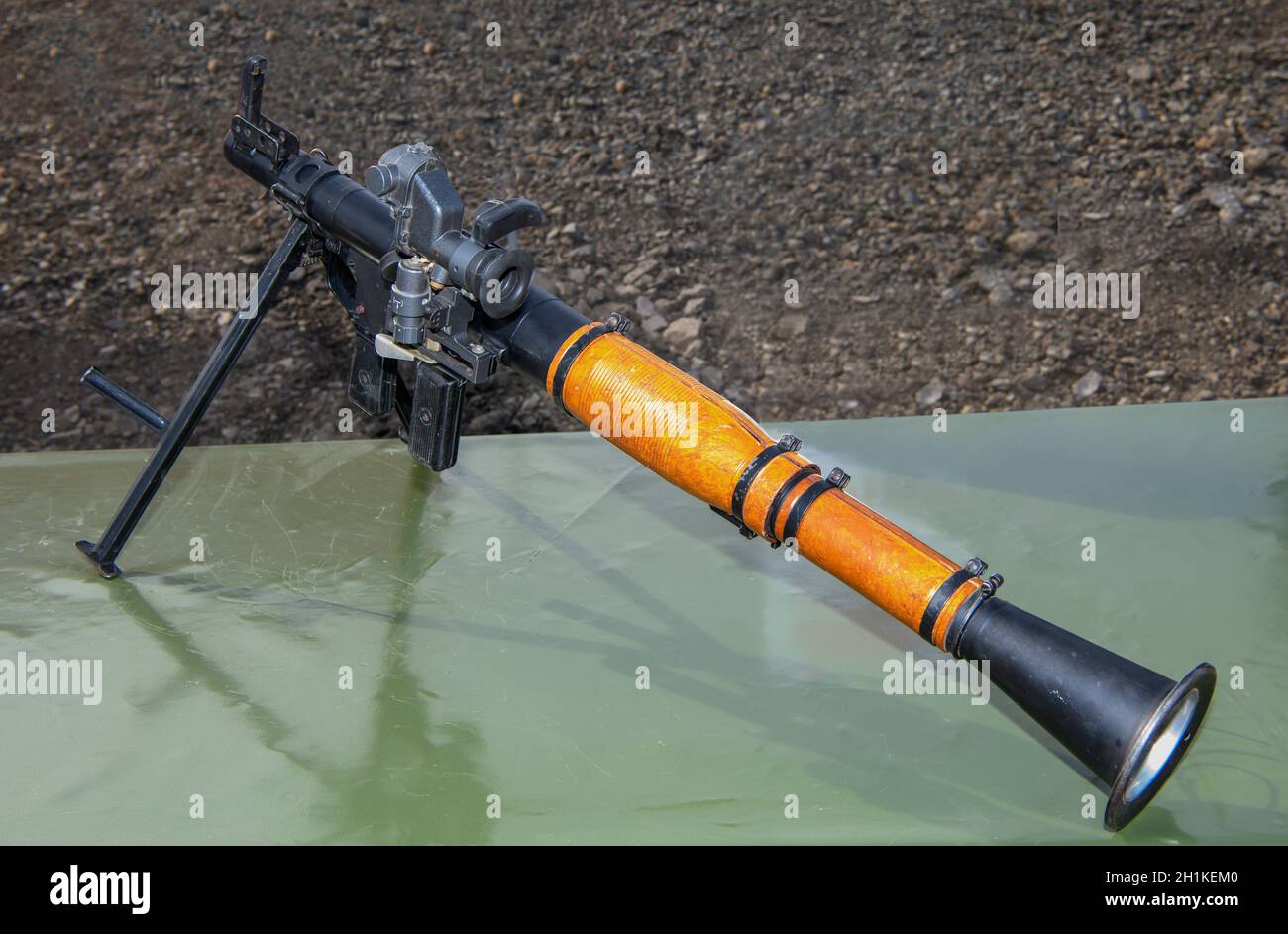 40 mm grenade launcher Stock Photo - Alamy
