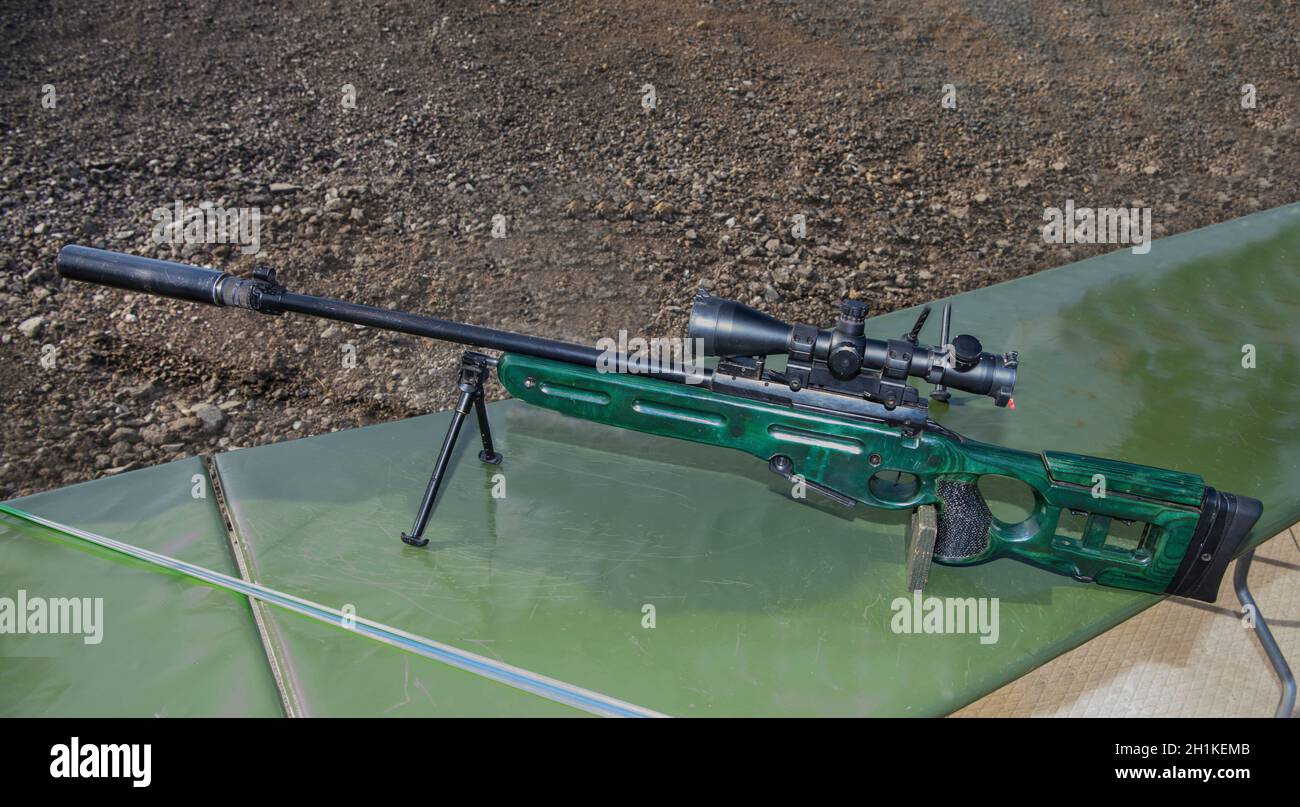 7.62 mm sniper rifle Stock Photo - Alamy