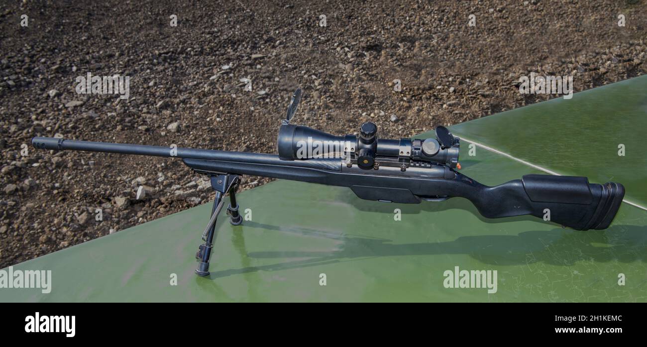 7.62 mm sniper rifle Stock Photo - Alamy