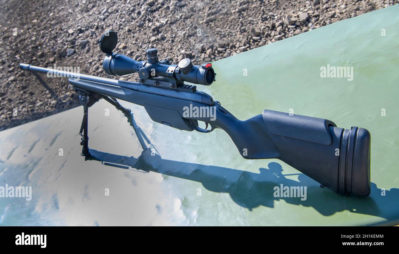 7.62 mm sniper rifle Stock Photo - Alamy