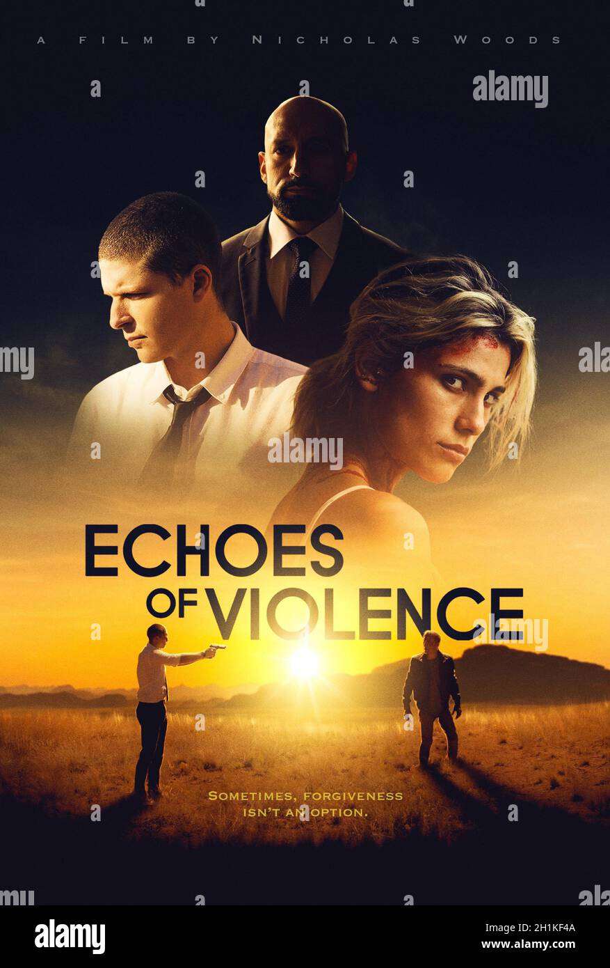 ECHOES OF VIOLENCE, poster, top, from left: Heston Horwin, Taylor ...