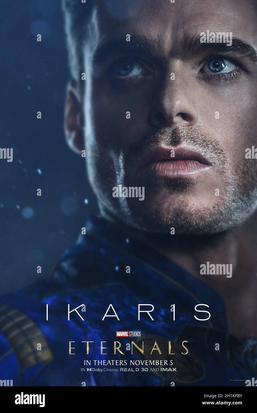 ETERNALS, US character poster, Richard Madden as Ikaris, 2021. © Walt ...