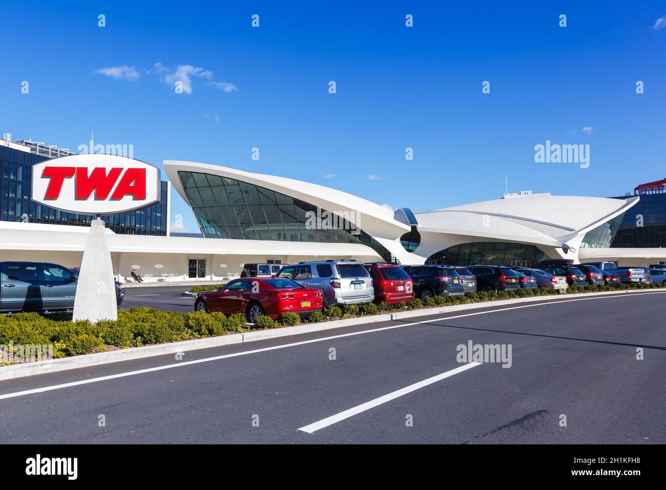 New York City, New York - February 27, 2020: TWA Hotel Terminal at New ...