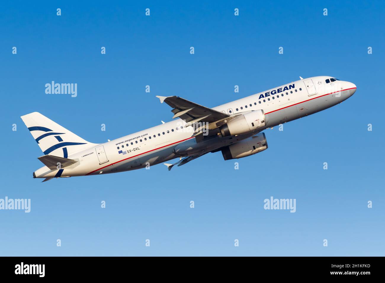 Athens, Greece - September 23, 2020: Aegean Airlines Airbus A320 ...