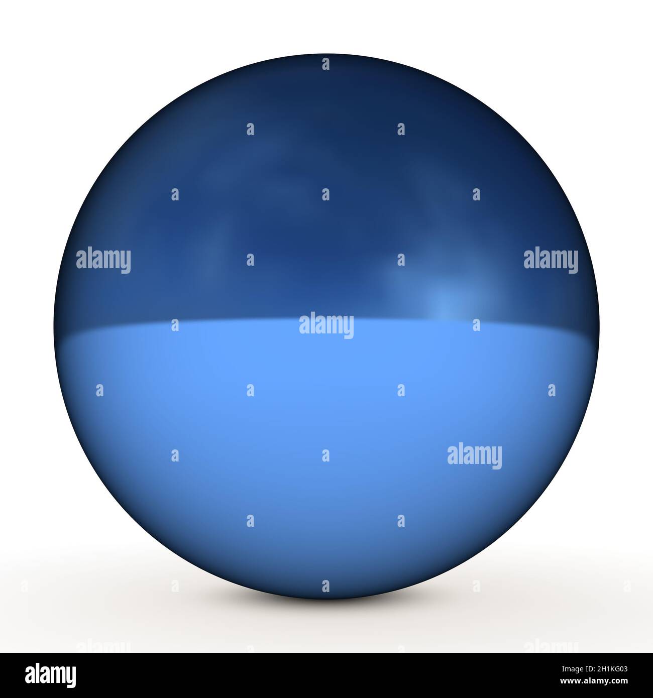 3D rendering of Neptune isolated on a white background Stock Photo - Alamy