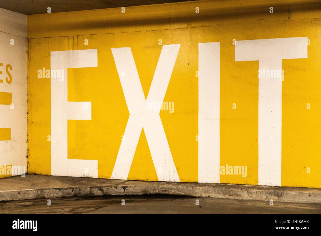 Emergency exit underground parking hi-res stock photography and images ...